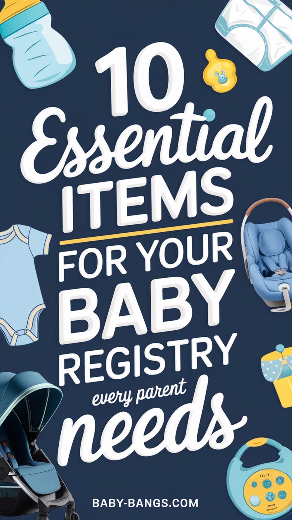 10 Essential Items for Your Baby Registry Every Parent Needs - Baby Bangs
